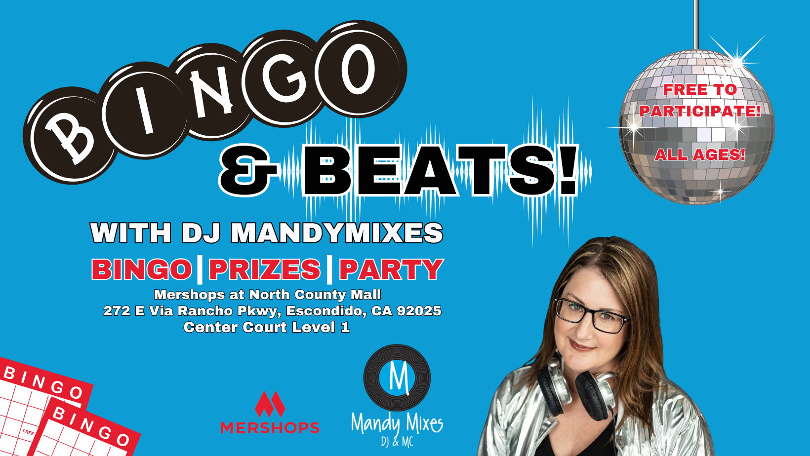 Bingo & Beats! @North County Mall | DJ MandyMixes